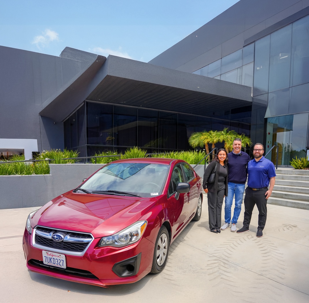 Hey Morton Surprises Former Foster Youth with a Brand New Subaru - Benztown