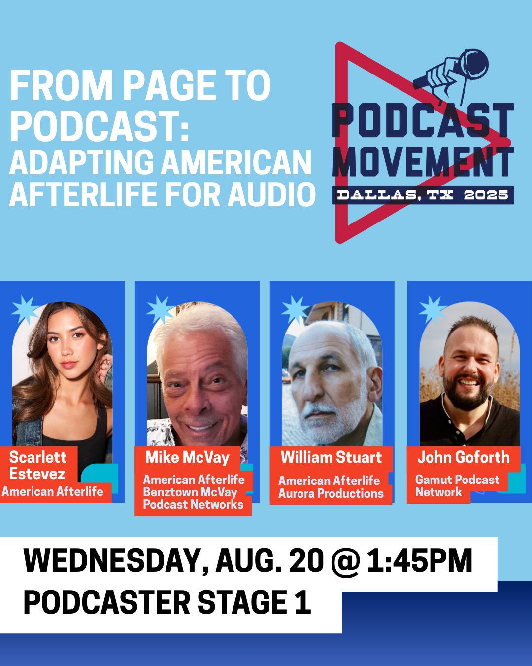 American Afterlife Team to Share Their Journey At Podcast Movement - Benztown